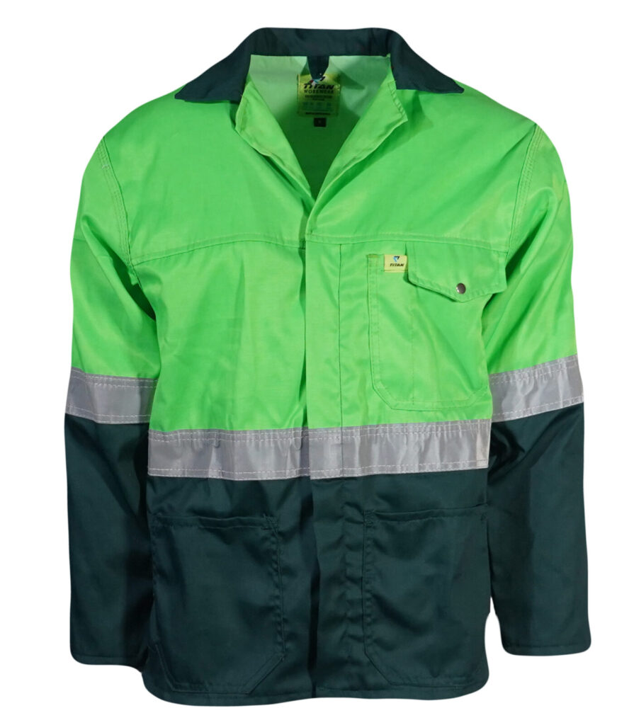 Titan Dura-Tex™240 65/35 Polycotton 2-Tone Reflective Jackets - Titan ...