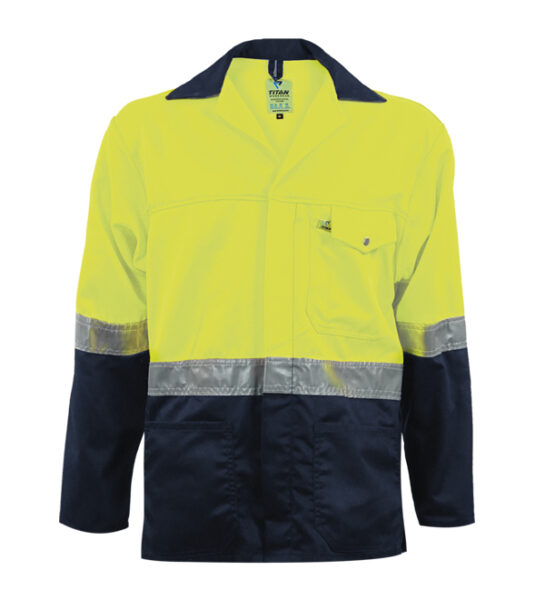 Titan Dura-Tex™240 65/35 Polycotton 2-Tone Reflective Jackets - Titan ...